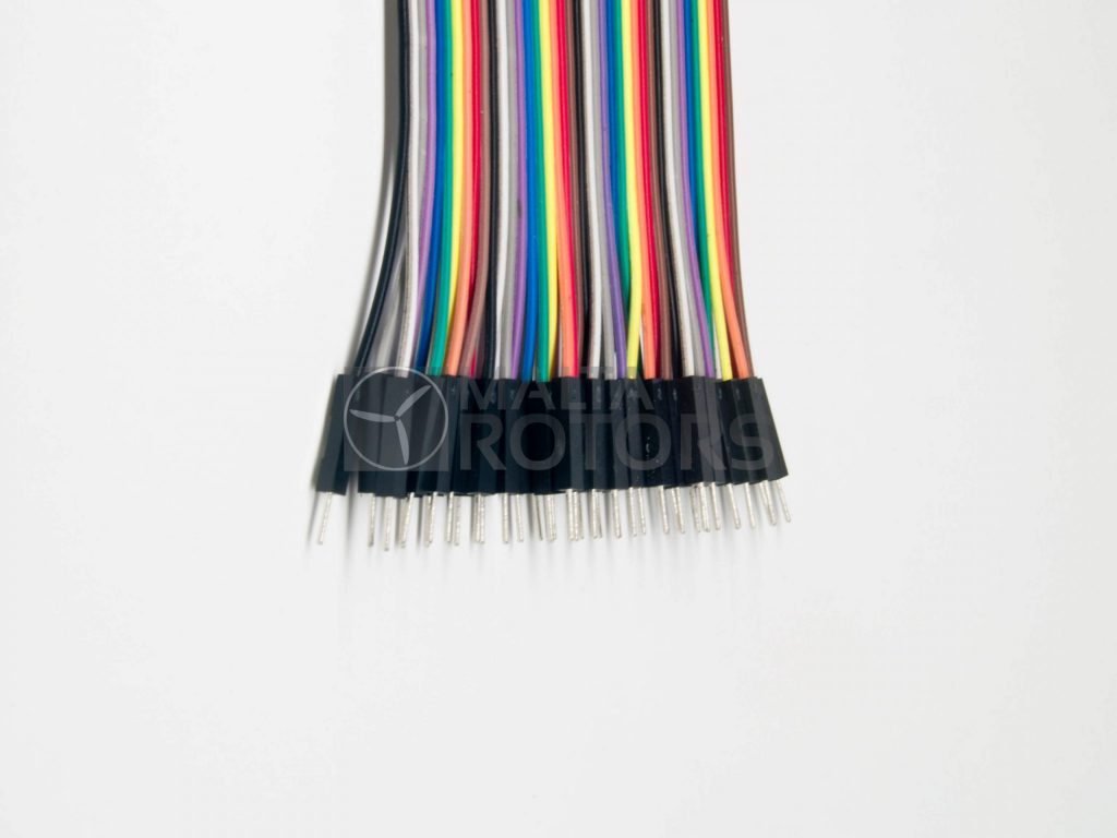 Arduino Header Cables 20cm Male to Male 40pcs - MaltaRotors